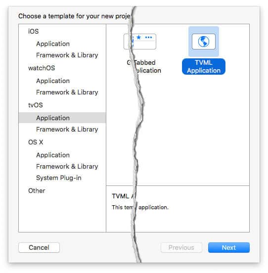 Making Apple TV Apps, Part 10: Creating Our First TVML-Based tvOS App – Tommy Baggett